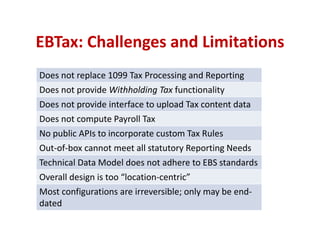EBTax Implementation Case | PPT