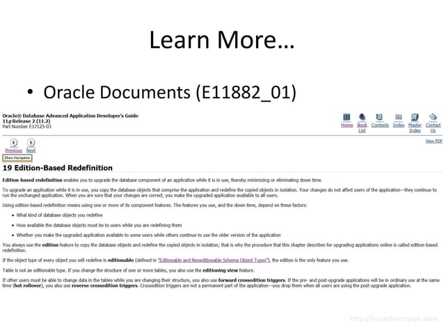 Basic - Oracle Edition Based Redefinition Presentation | PPT