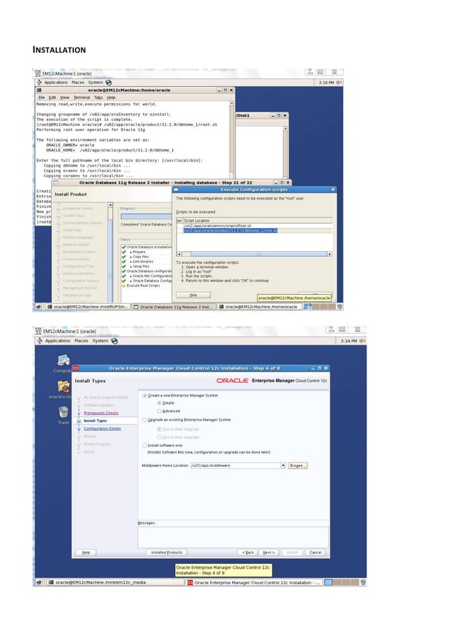 Oracle EMC 12 Installation | PDF