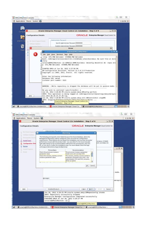 Oracle EMC 12 Installation | PDF
