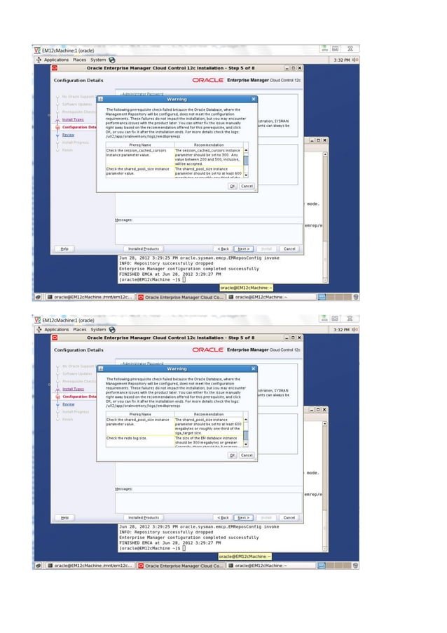 Oracle EMC 12 Installation | PDF