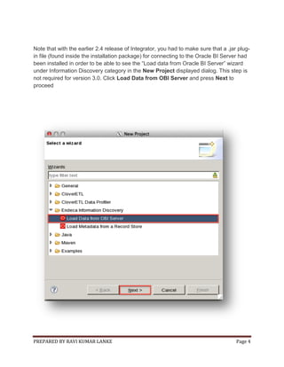 Oracle endeca information discovery v3.0 integration with the obiee 11g bi server | PDF