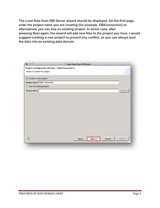 Oracle endeca information discovery v3.0 integration with the obiee 11g bi server | PDF