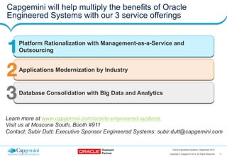 Capgemini Significantly Improves Performance and Reporting with Oracle Exadata | PDF | Databases ...