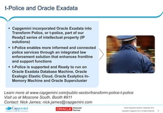 Capgemini Significantly Improves Performance and Reporting with Oracle Exadata | PDF | Databases ...