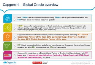 Capgemini Significantly Improves Performance and Reporting with Oracle Exadata | PDF | Databases ...