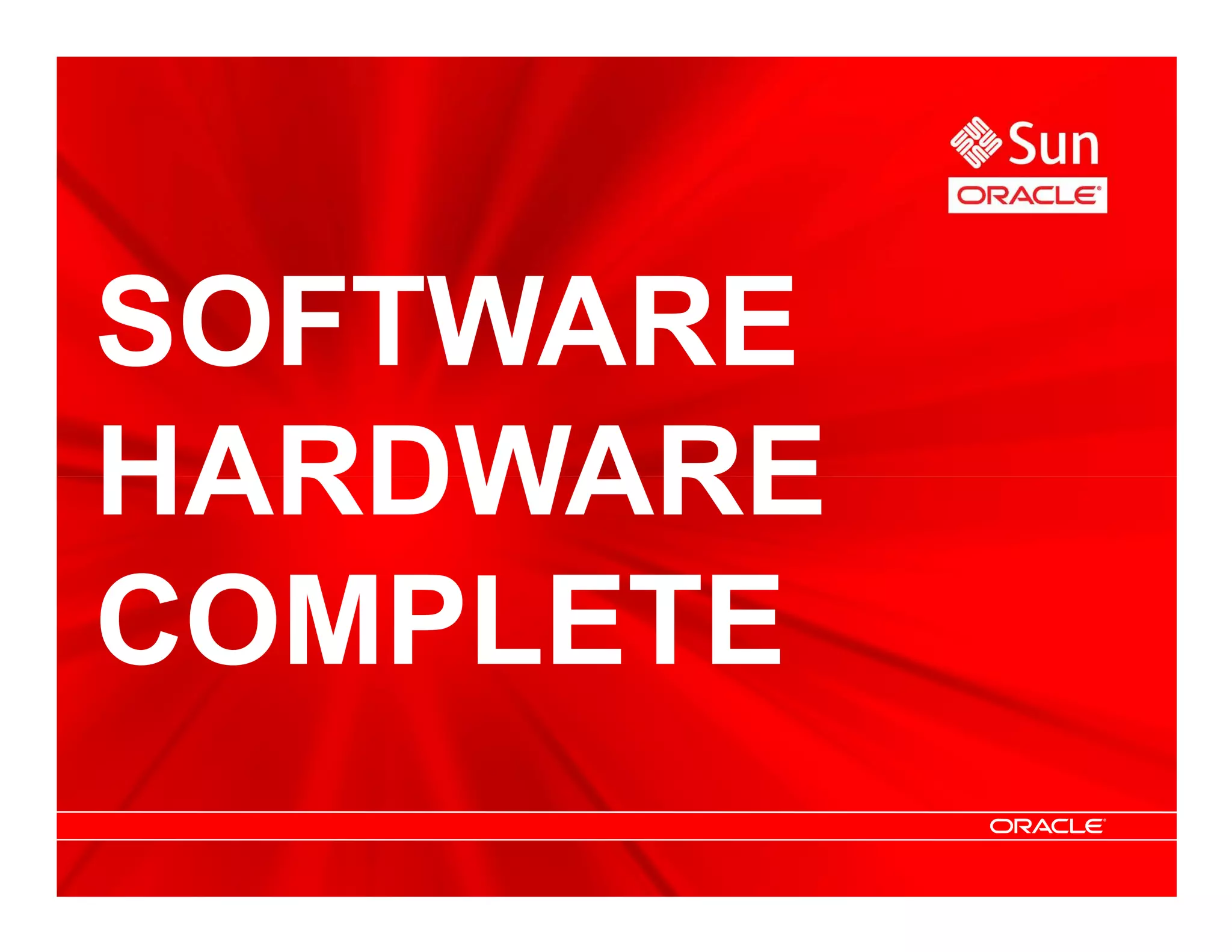 Oracle en Entel Summit 2010 | PDF