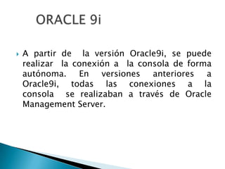 Oracle enterprise manager | PPT | Descarga Gratuita