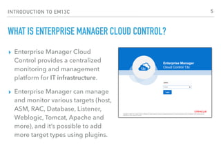 Oracle Enterprise Manager Cloud Control 13c for DBAs | PDF
