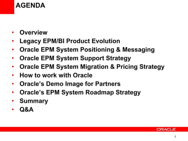Oracle EPM BI Overview | PPT