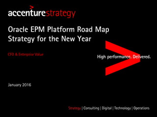 Oracle EPM Road Map Strategy | PDF