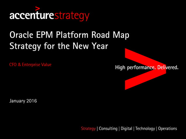 Oracle EPM Road Map Strategy | PDF