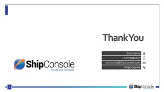 Oracle ERP Cloud Shipping Software | ShipConsole | PPT