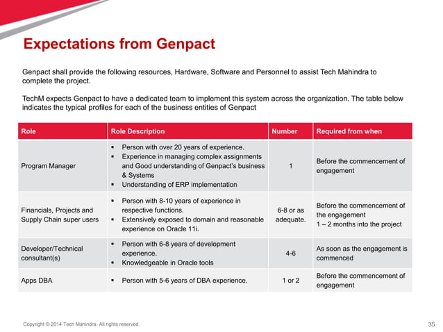 Oracle ERP Implementation_Genpact_V7.pptx | Computer Software and Applications | Computing