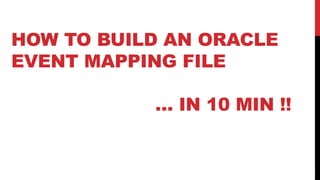 Oracle events hunting [POUG19] | PPT