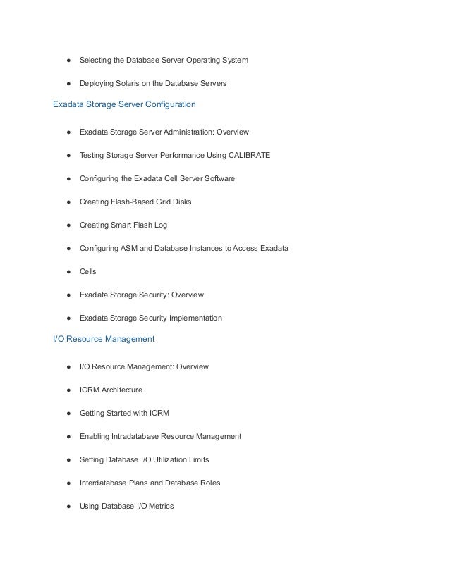Oracle Exadata Training.pdf