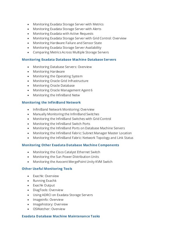 Oracle Exadata Training.pdf