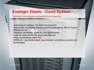 Oracle Exalogic X3-02 Elastic Cloud System | PPSX