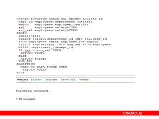 Oracle examples | PPT