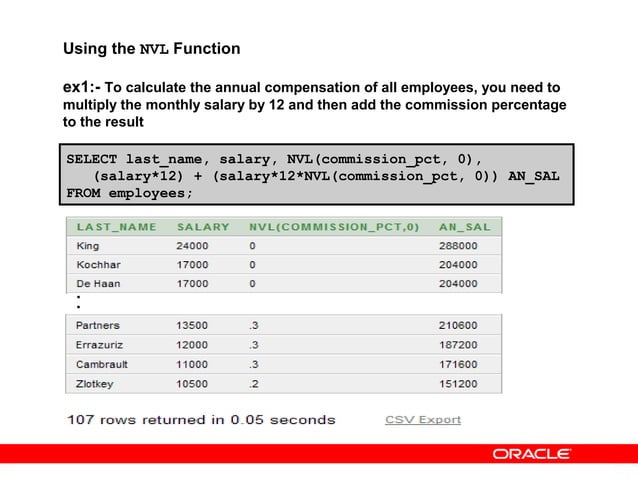 Oracle examples | PPT