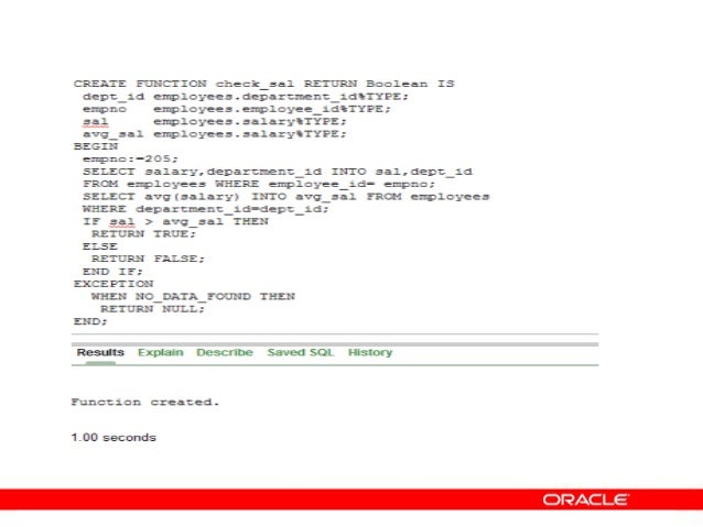 Oracle examples