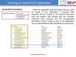 Oracle fccs creating new application | PDF