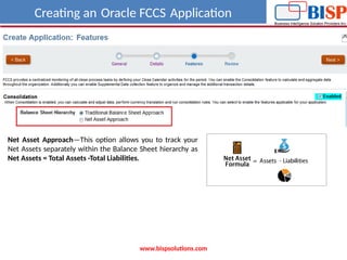 Oracle fccs creating new application | PDF