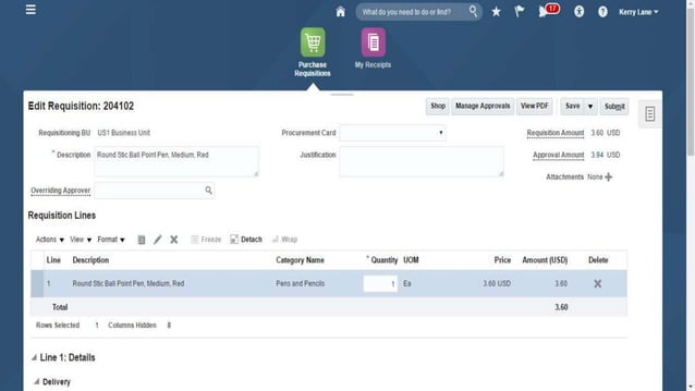 Oracle fusion financial p2p cycle | PPTX | Computer Software and ...