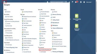 Oracle fusion financial p2p cycle | PPTX