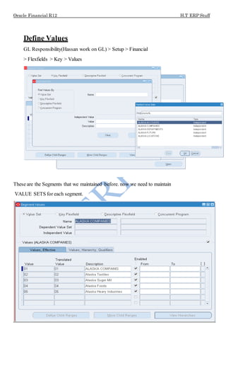 Oracle finansial r12 ht | DOCX | Business Accounting & Finance | Business