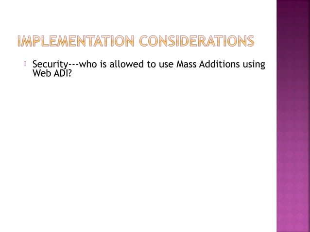 Oracle Fixed Assets Ppt