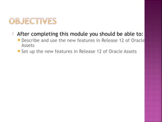 Oracle fixed assets | PPT
