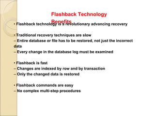 Oracle flashback | PPTX