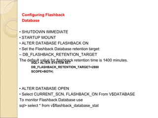 Oracle flashback | PPTX