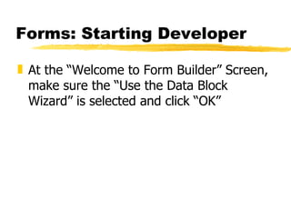 Oracle Forms | PPT