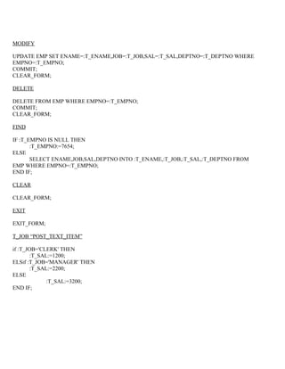 Oracle forms 6_i__1_ | DOC