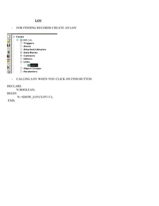 Oracle forms 6_i__1_ | PDF