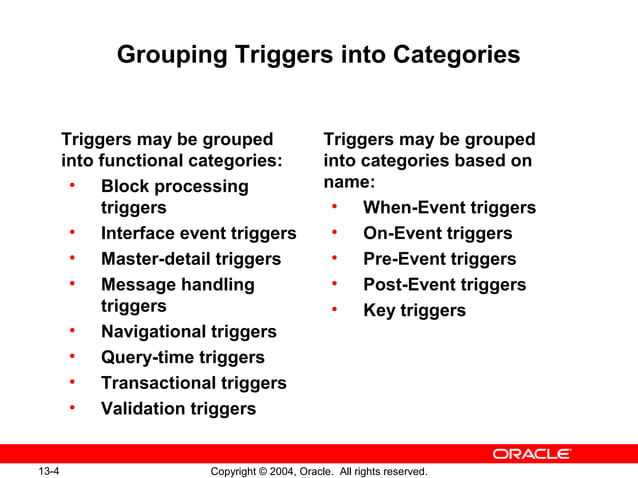Oracle Forms Les013 Ppt
