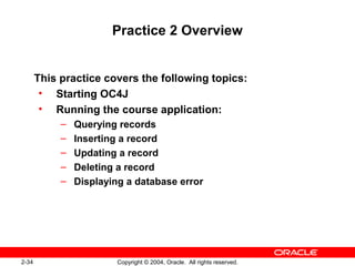 Oracle forms les02 | PPT