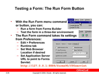Oracle forms les03 | PPT
