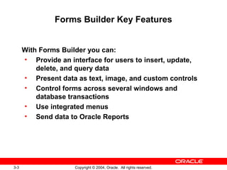 Oracle forms les03 | PPT