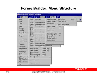 Oracle forms les03 | PPT