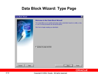 Oracle forms les04 | PPT