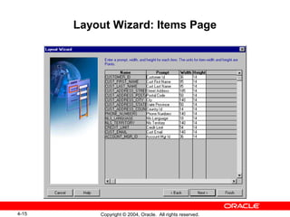 Oracle forms les04 | PPT