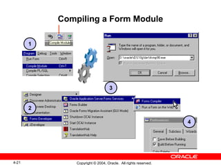 Oracle forms les04 | PPT