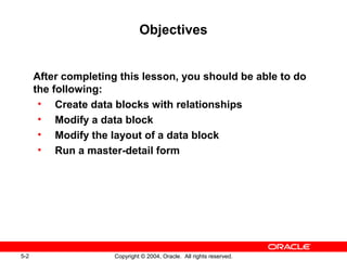 Oracle forms les05 | PPT