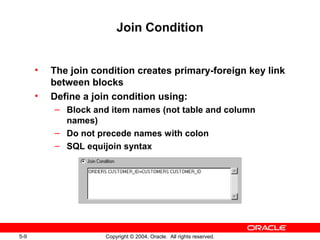 Oracle forms les05 | PPT