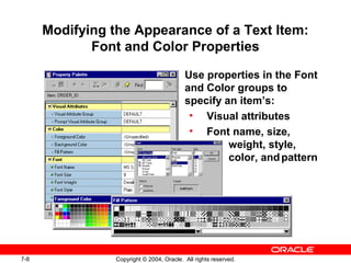 Oracle forms les07 | PPT