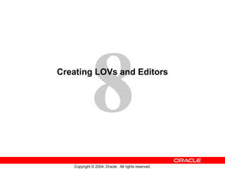 Oracle forms les08 | PPT