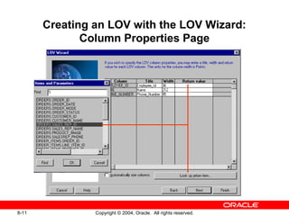 Oracle forms les08 | PPT